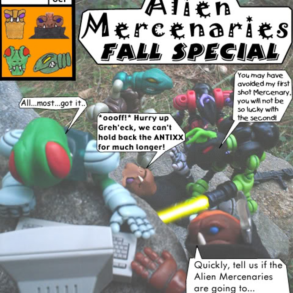 Alien Mercenaries Fall Special #1 Uploaded! | Bah'glenn Creations